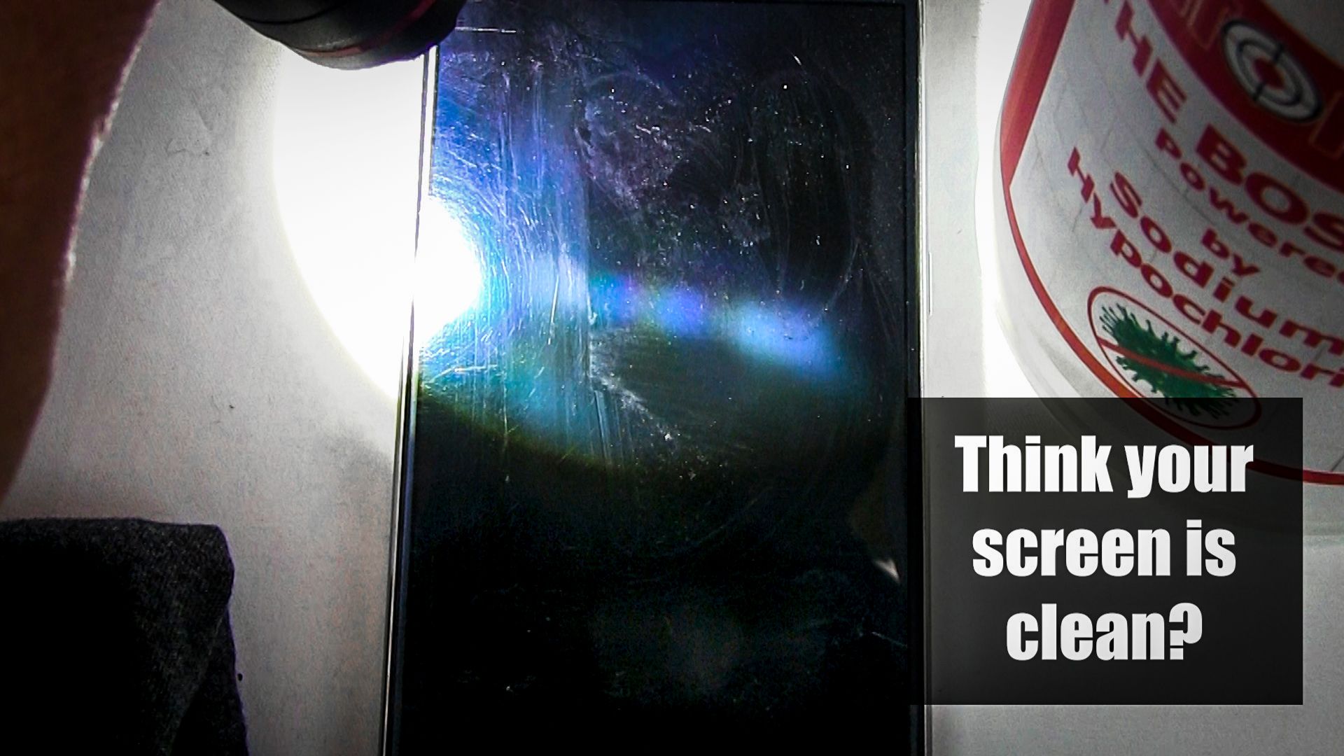 How clean is your screen? | Dirt Killer