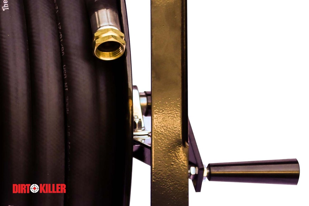 Double Stack Hose Reel Kit With Hoses Installed | Dirt Killer