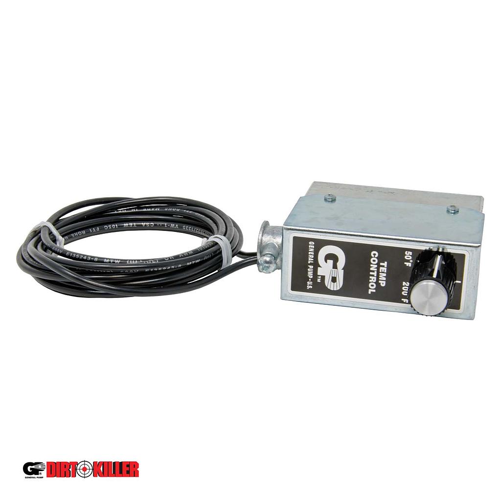 Adjustable In-Line Thermostat 100-300 degree F 1/2" FNPT