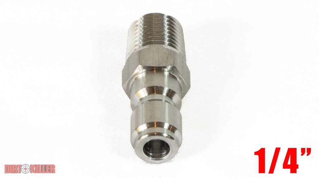 1/4" Stainless Steel Male Plug | Quick Disconnect | Coupler ...